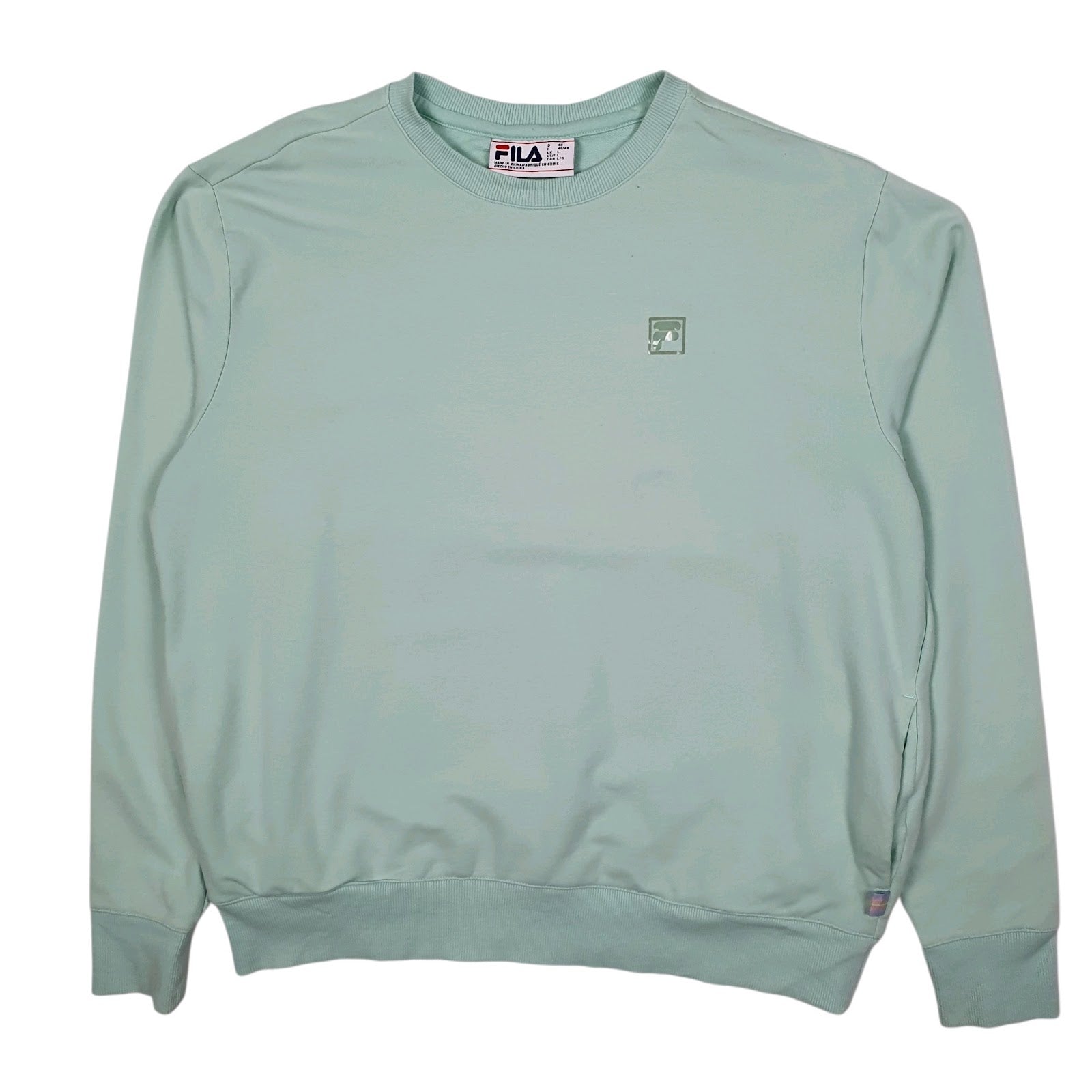 Womens Fila Green Crewneck Jumper L – Bundl Clothing