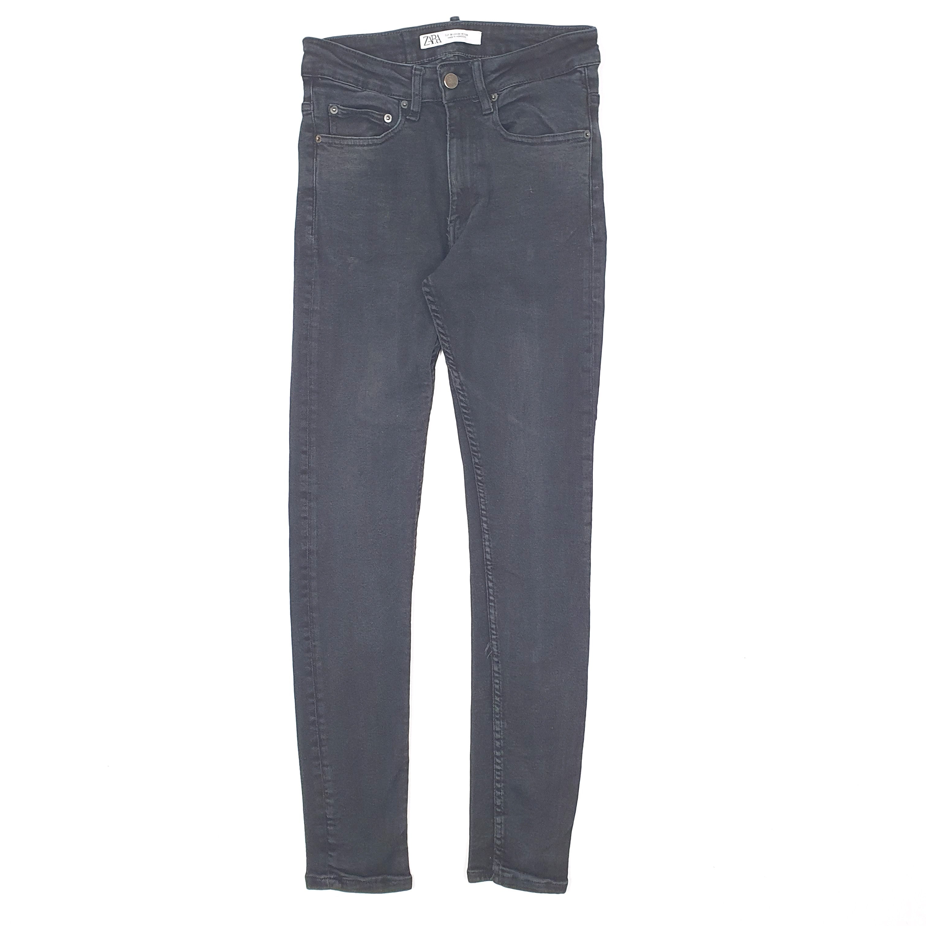 Mens Zara Casual Skinny Fit Grey Jeans W29 L30 – Bundl Clothing