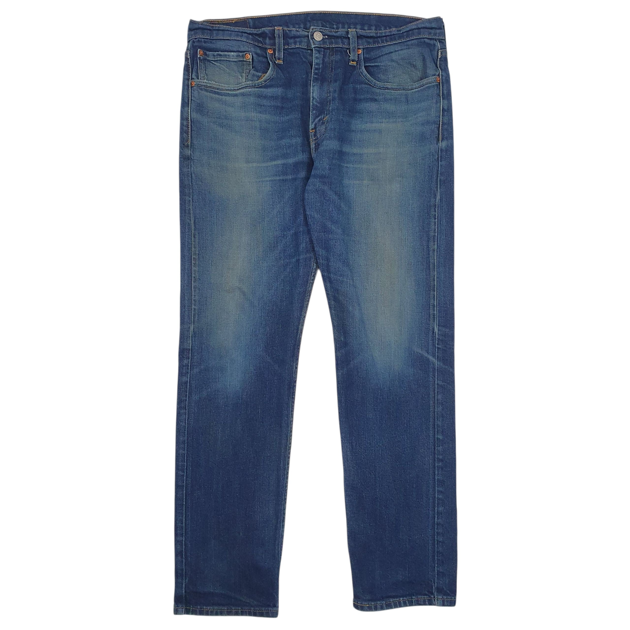Mens Levis 502 Regular Fit Blue Jeans W34 L30 – Bundl Clothing