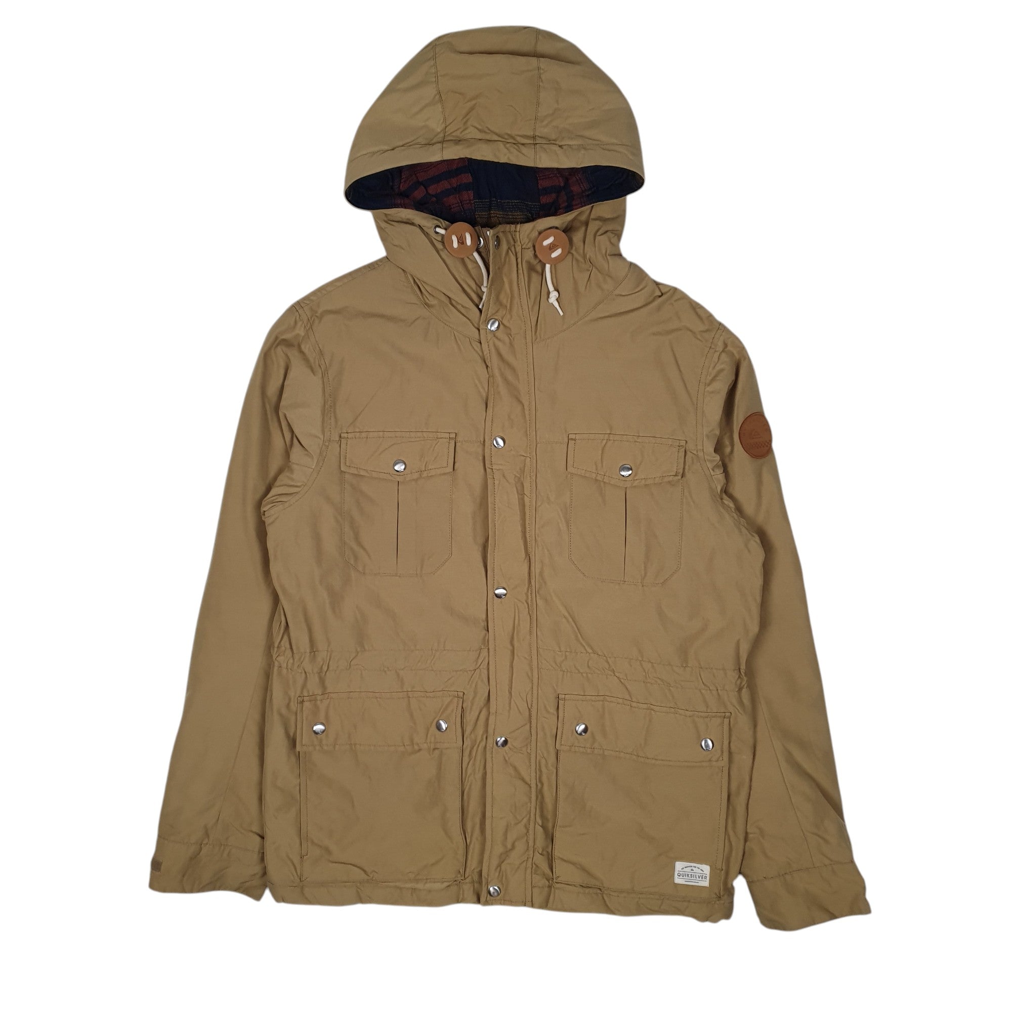Mens Quicksilver Hooded Padded Parka Jacket Coat M – Bundl Clothing