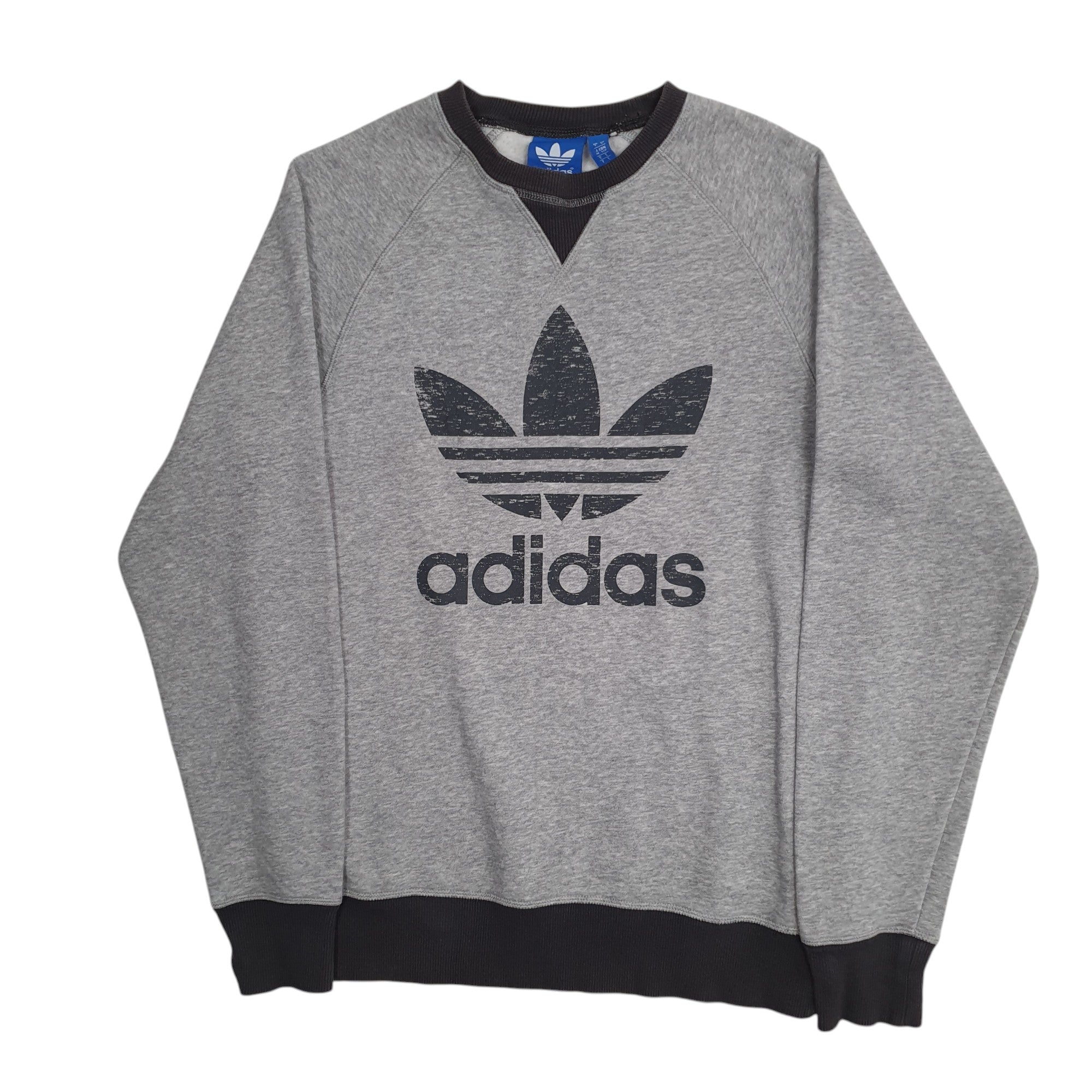 Mens Adidas Grey Crewneck Jumper S – Bundl Clothing