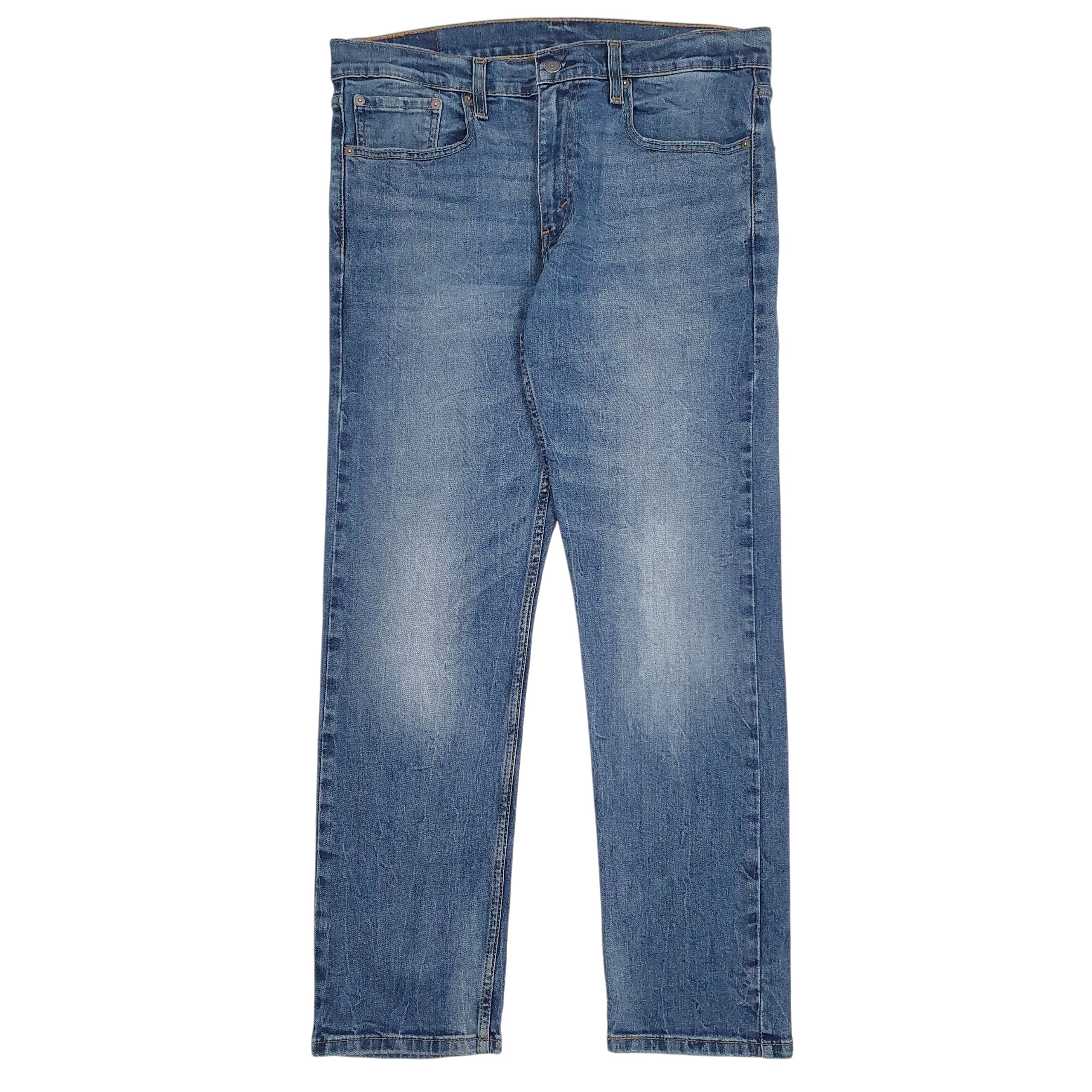 Mens Levis 502 Regular Fit Blue Jeans W33 L30 – Bundl Clothing