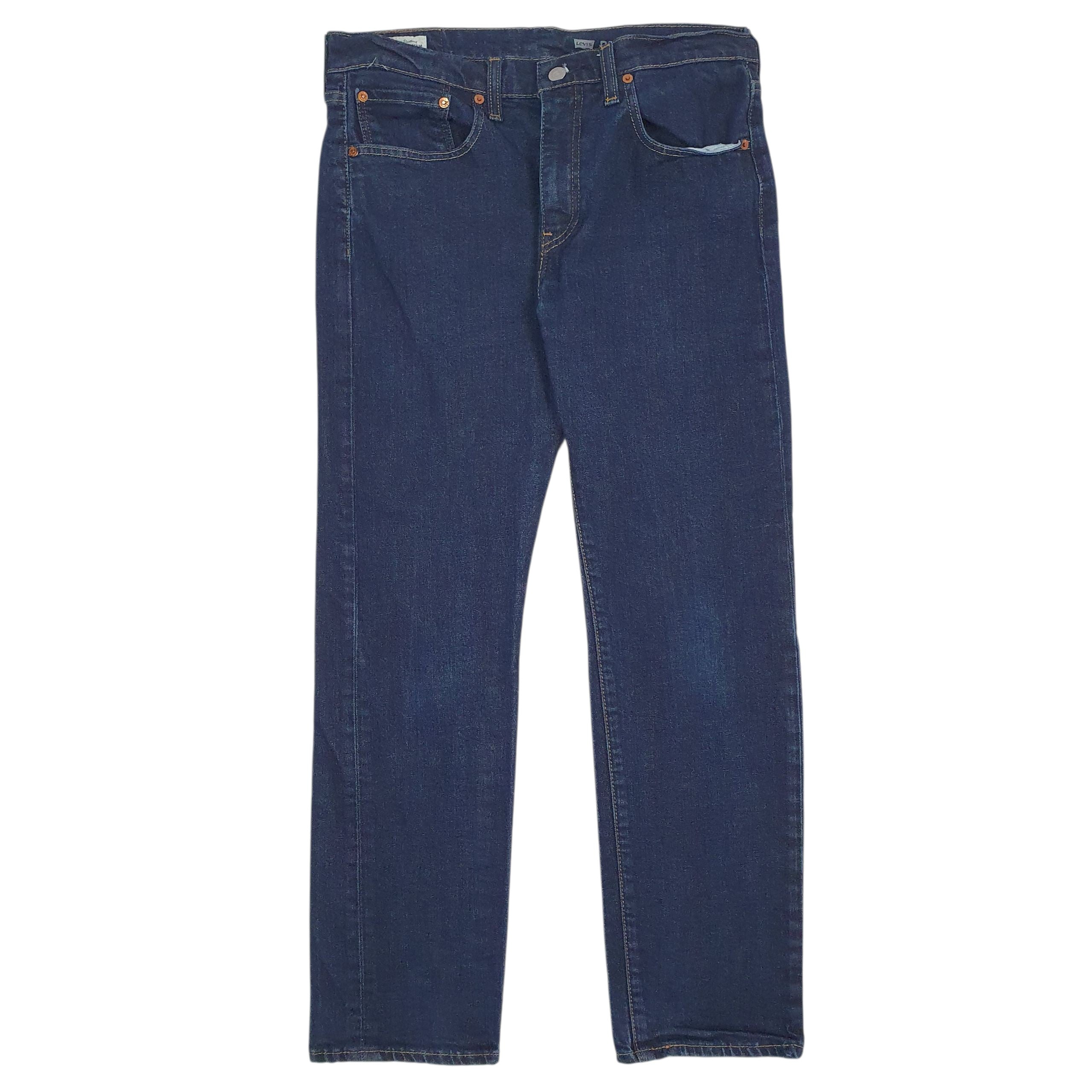 Mens Levis 502 Regular Fit Blue Jeans W32 L28 – Bundl Clothing