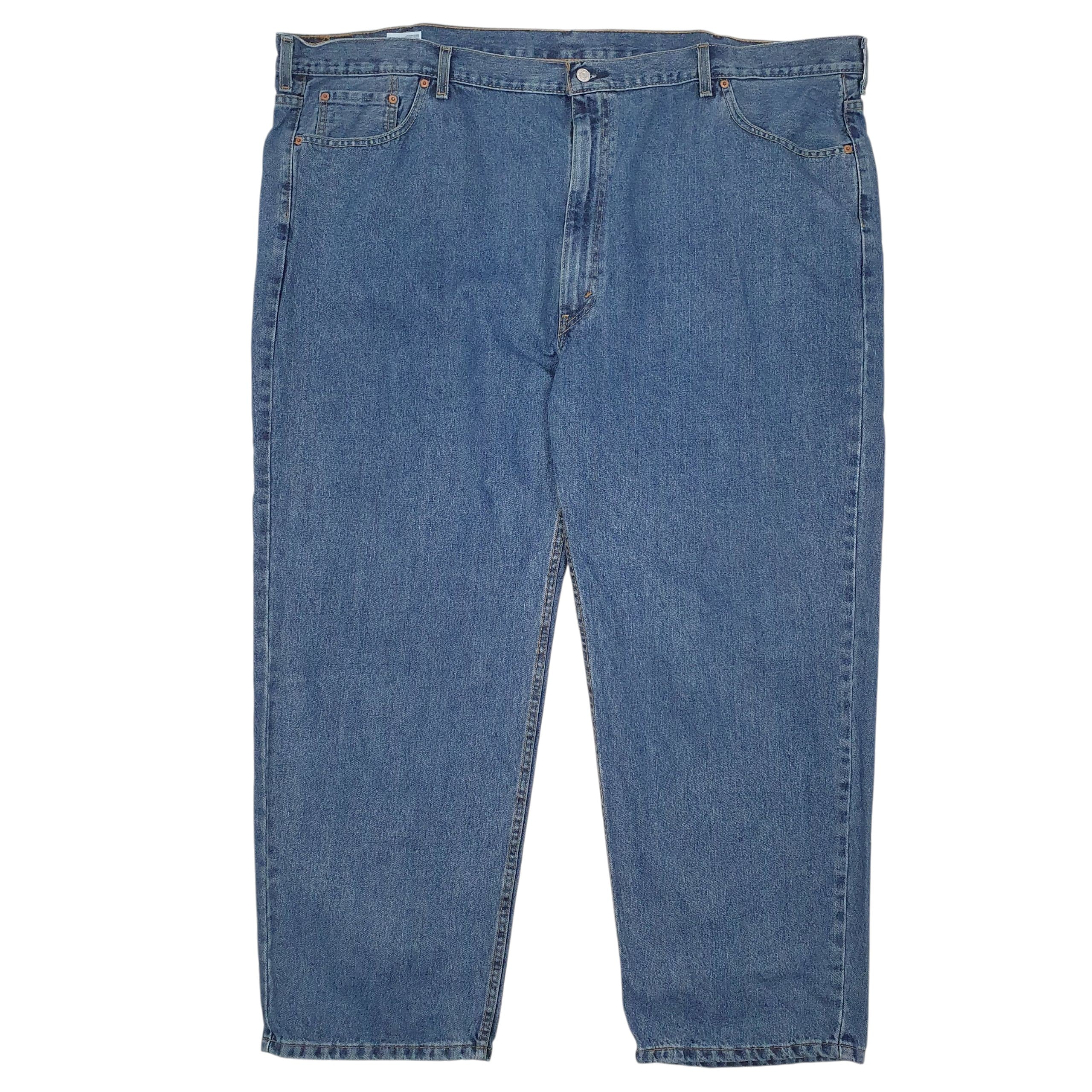 Mens Levis 550 Relaxed Fit Blue Jeans W52 L30 – Bundl Clothing