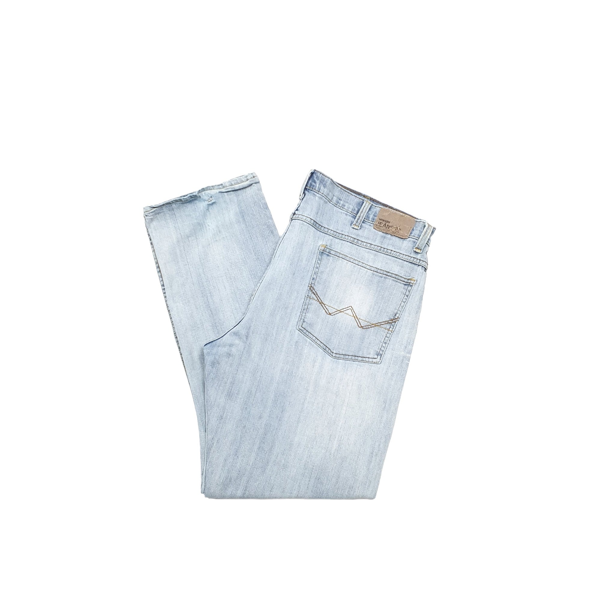 Mens Wrangler Straight Jeans W38 L30 – Bundl Clothing