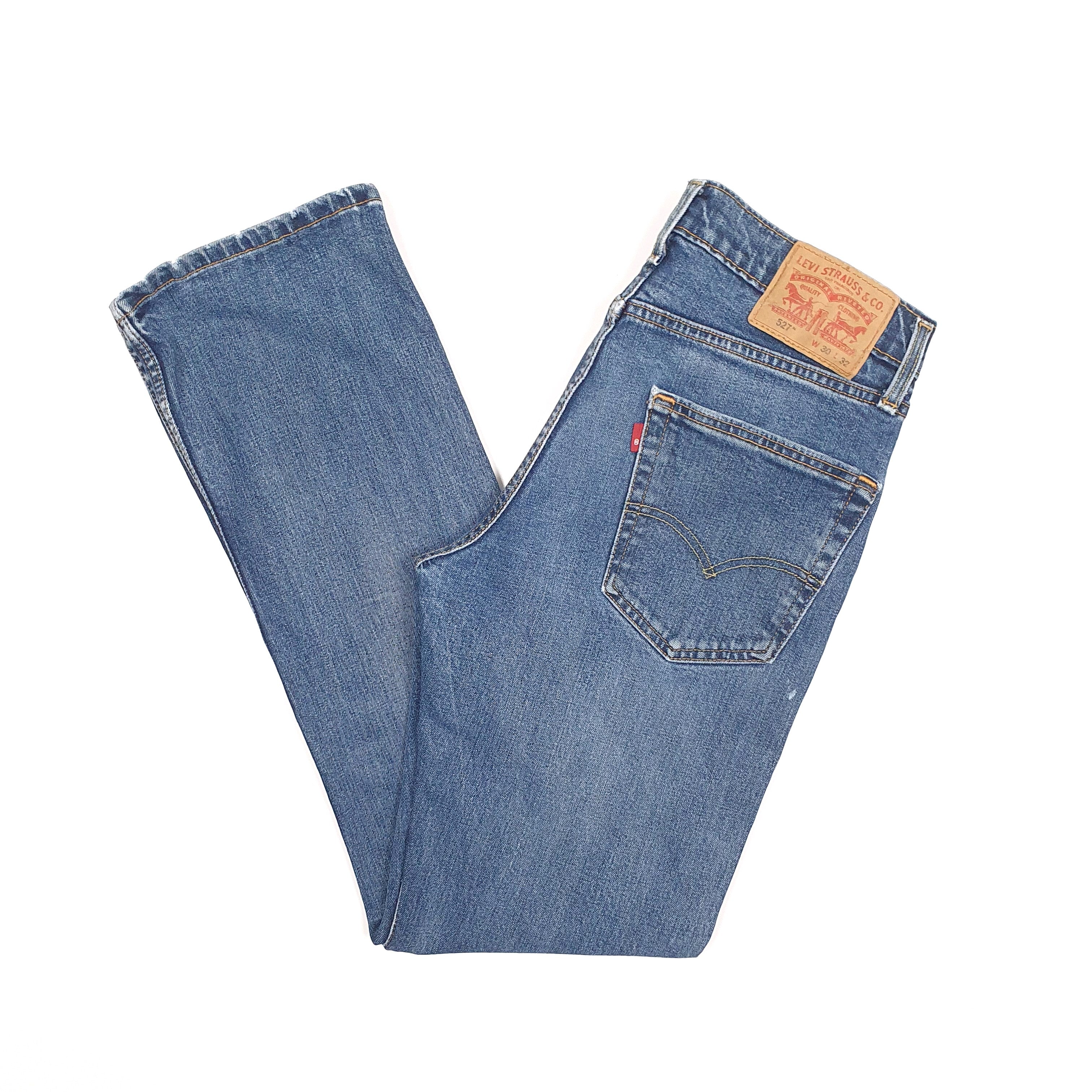 Mens Levis 527 Bootcut Fit Blue Jeans W30 L32 – Bundl Clothing